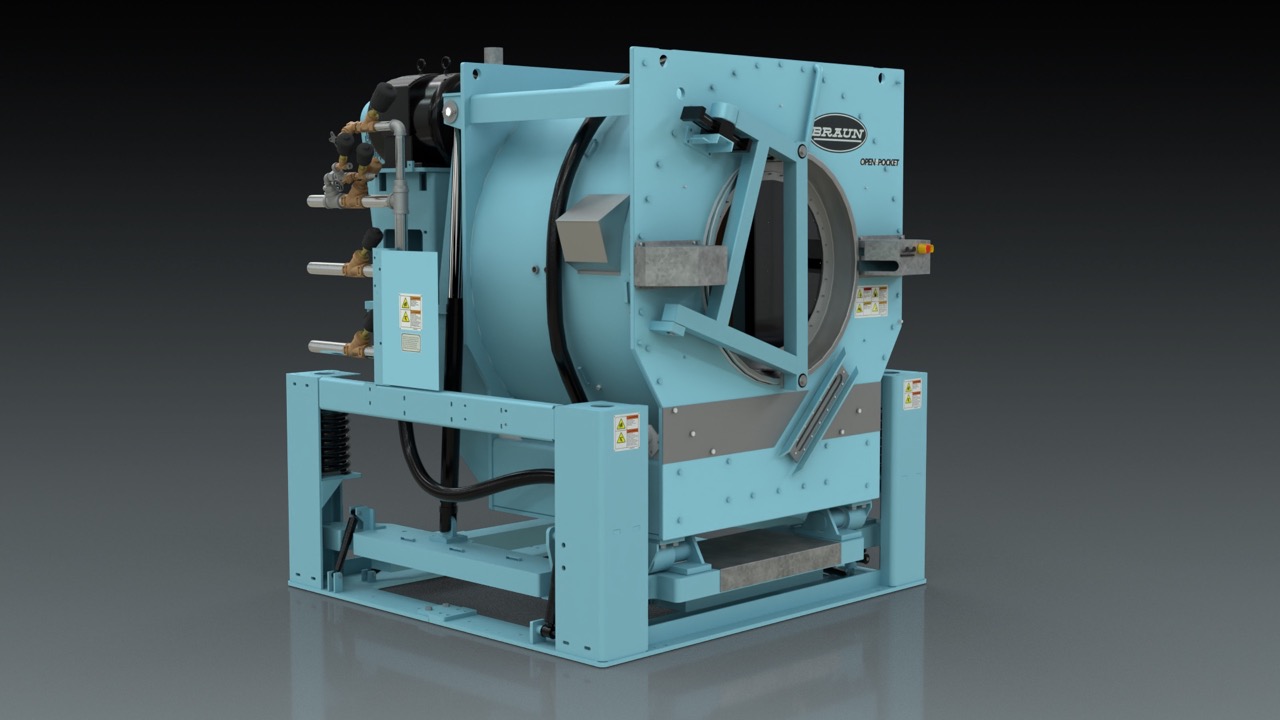 Open Pocket Washer/ Extractors - G.A. Braun, Inc.