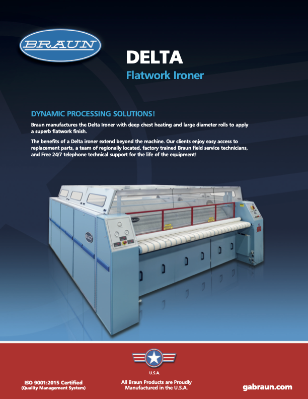 Delta Ironers - G.A. Braun, Inc.