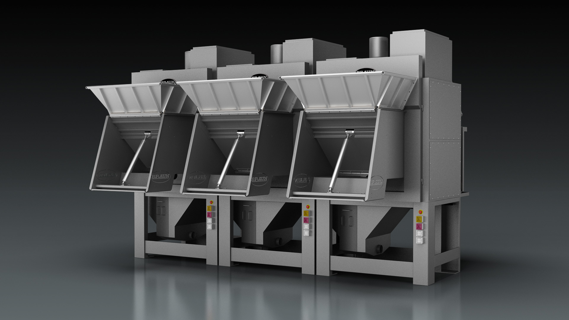 (SBS) Side-By-Side Chute Load Dryers - G.A. Braun, Inc.