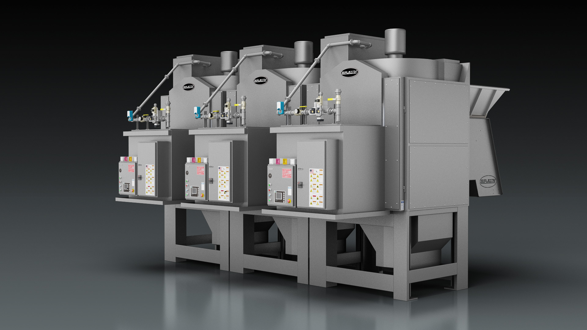 (SBS) Side-By-Side Chute Load Dryers - G.A. Braun, Inc.