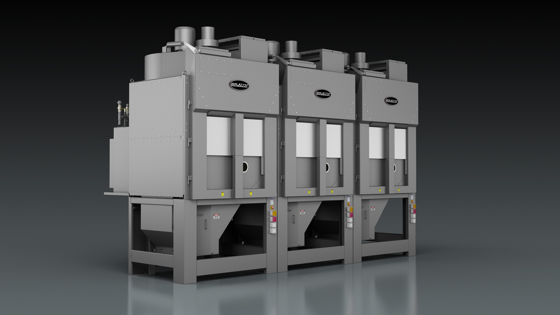 (SBS) Side-By-Side Dryer Non-Chute Load - G.A. Braun, Inc.