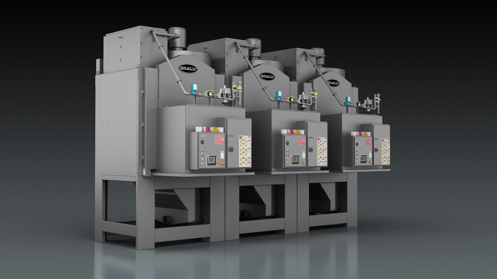 (SBS) Side-By-Side Dryer Non-Chute Load - G.A. Braun, Inc.