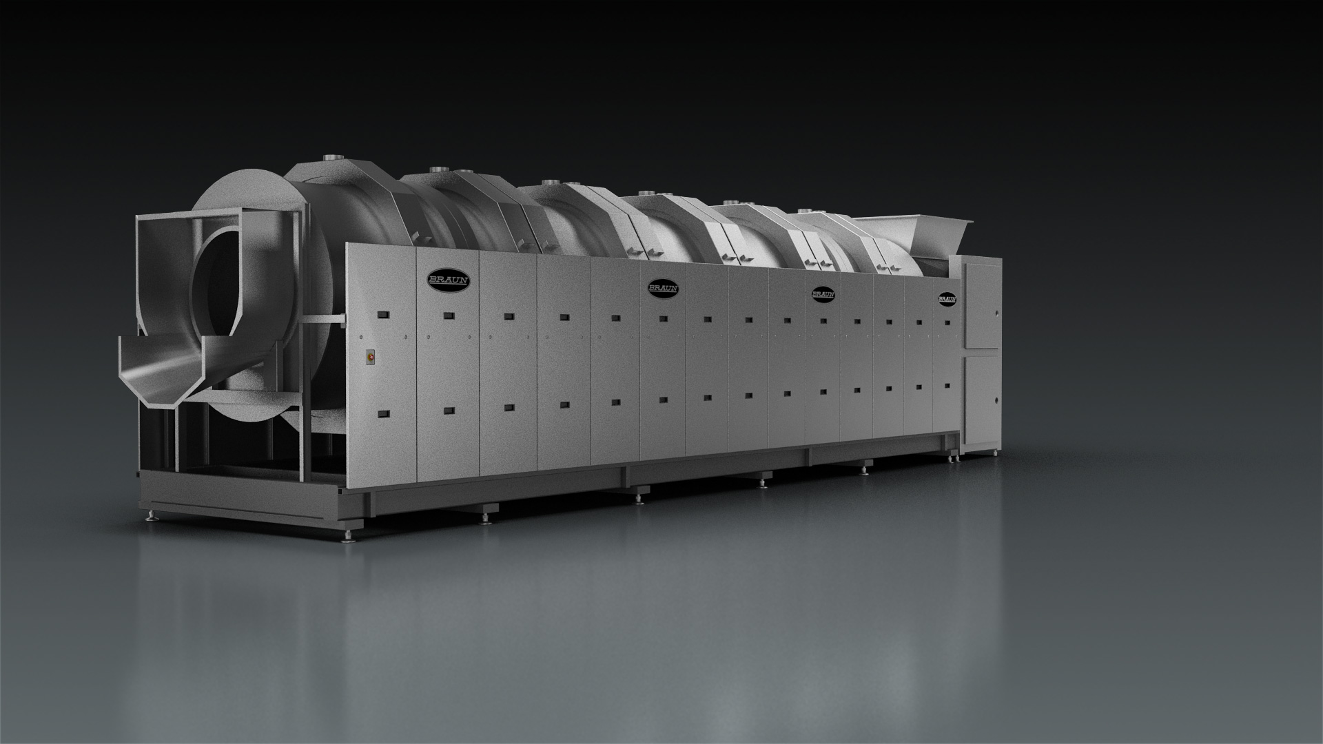 SmoothFlow® Batch Tunnel Washer 150 lb. and 220 lb. Models - G.A. Braun ...