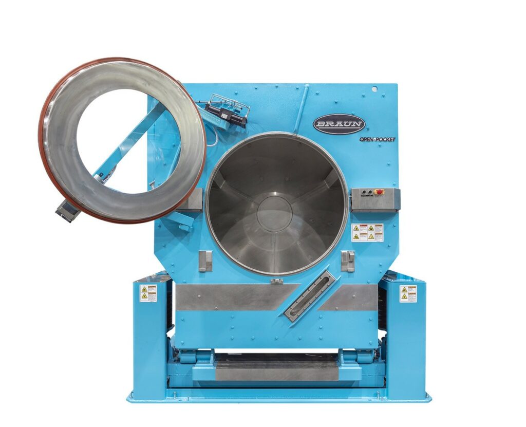 Open Pocket Washer/ Extractors - G.A. Braun, Inc.